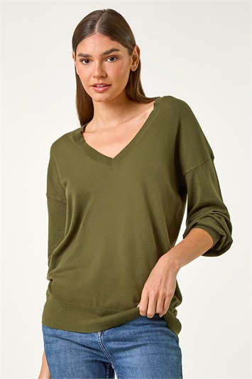 Longline Knitwear | Ladies Longline Jumpers | Roman UK