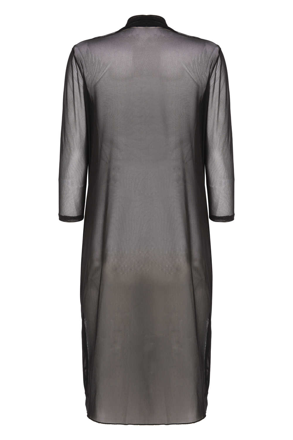 Longline Mesh Jacket in Black - Roman Originals UK