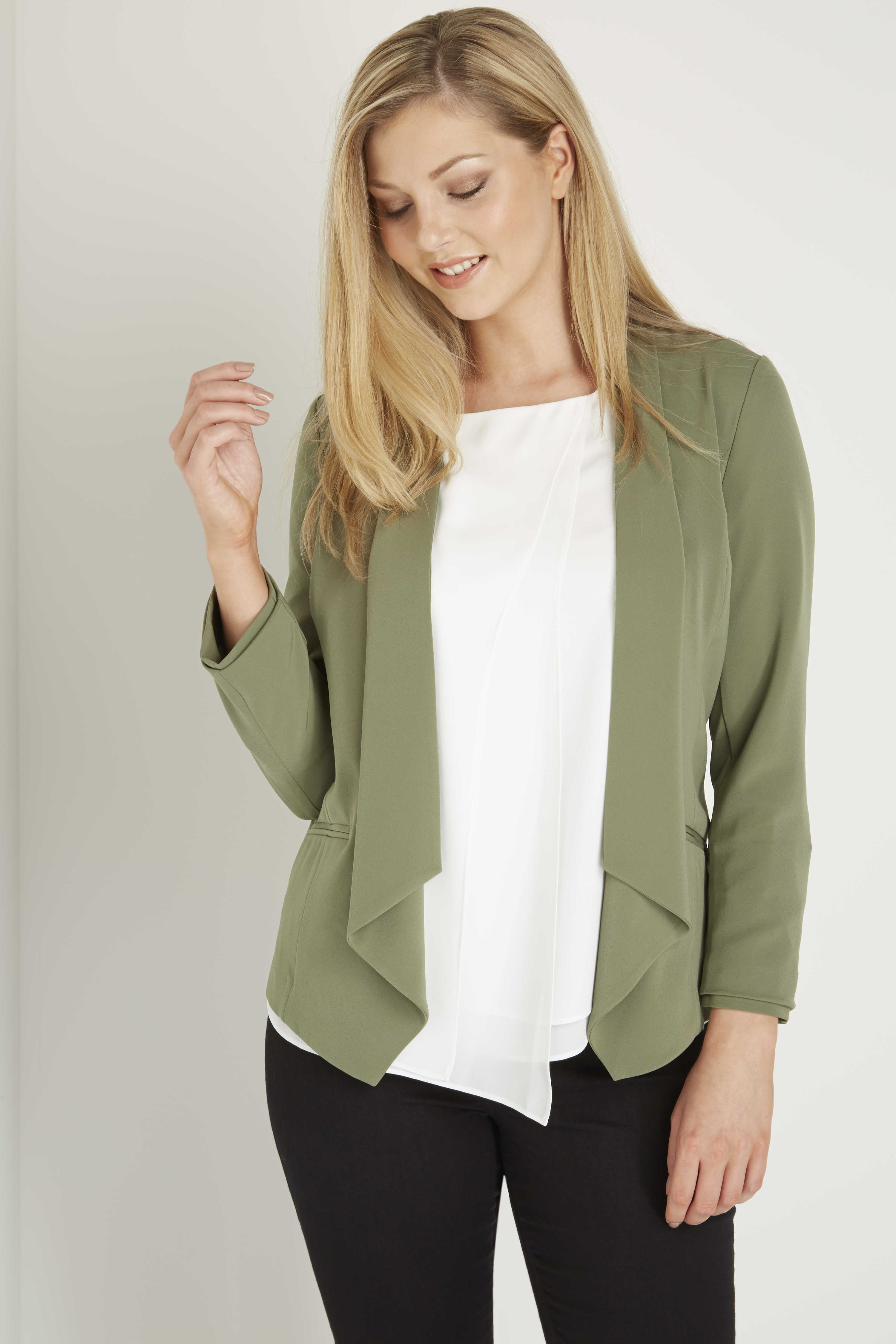 Waterfall Jacket in KHAKI - Roman Originals UK