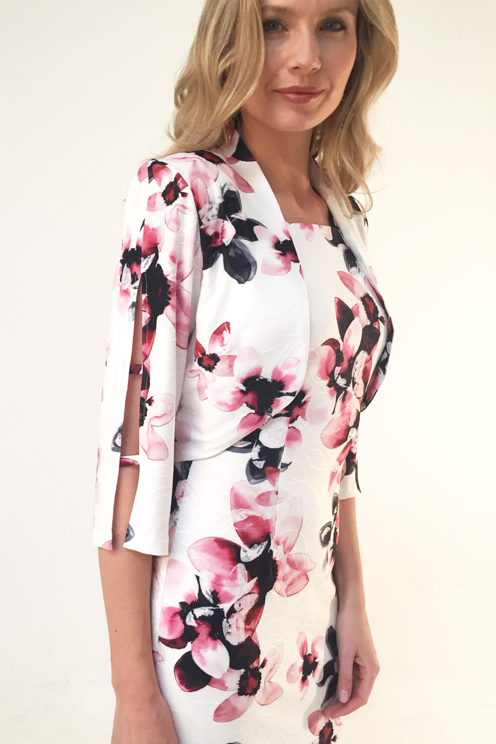 Floral Print Jacket in Multi - Roman Originals UK