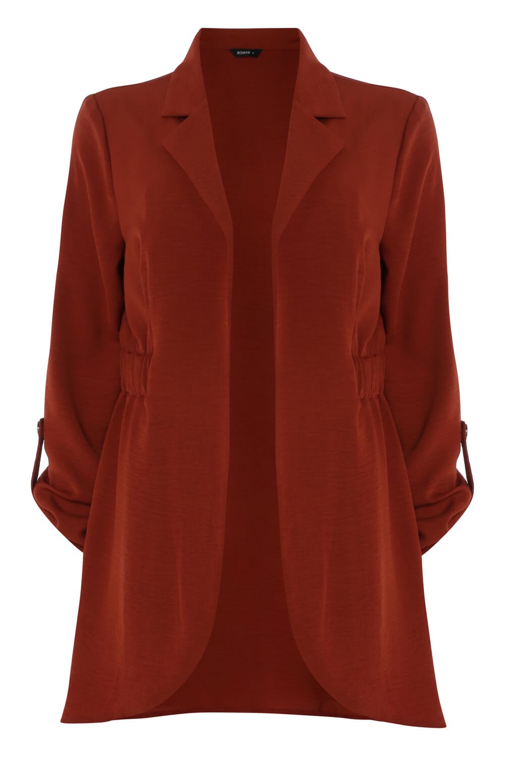 Rever Collar Casual Jacket in Copper - Roman Originals UK